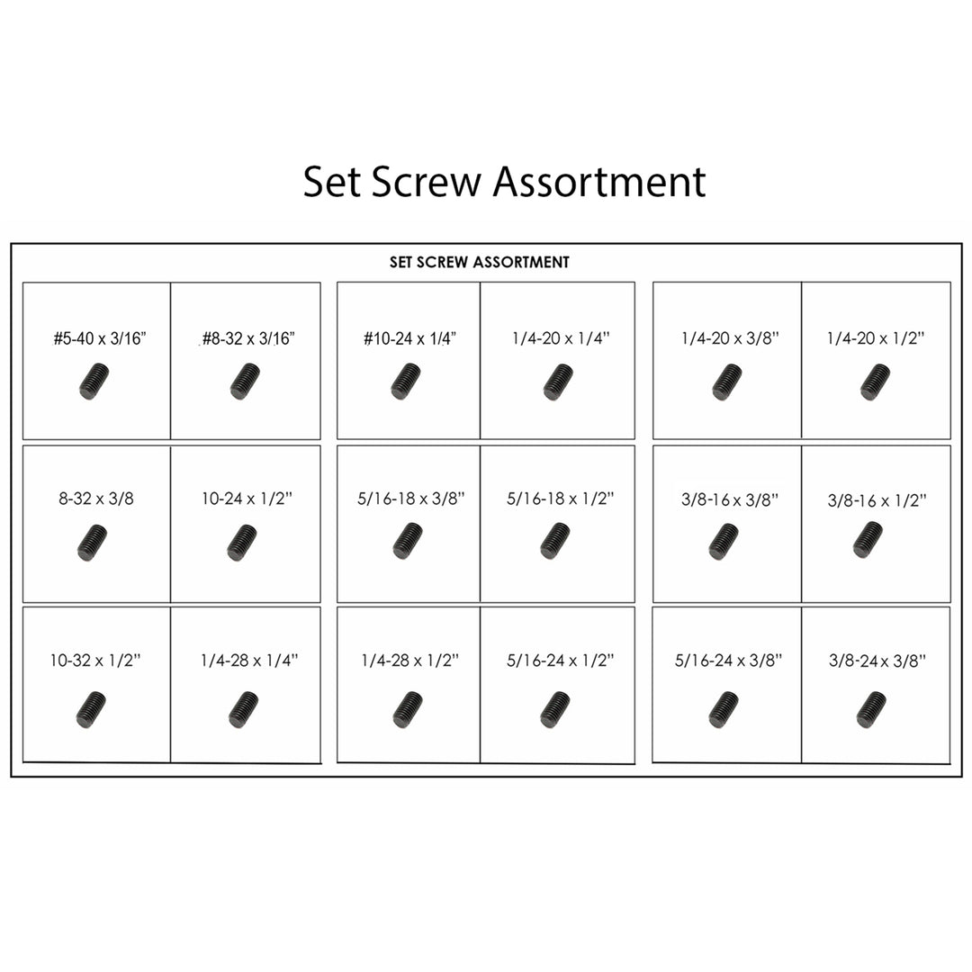 210 Piece Set Screw Assortment – industrialassortments.com