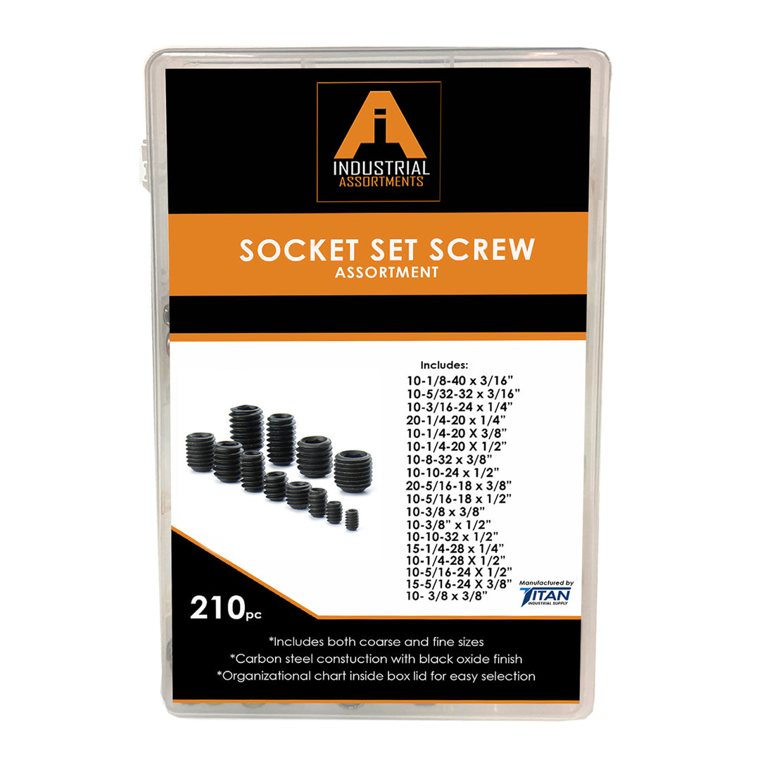 210 Piece Set Screw Assortment – industrialassortments.com