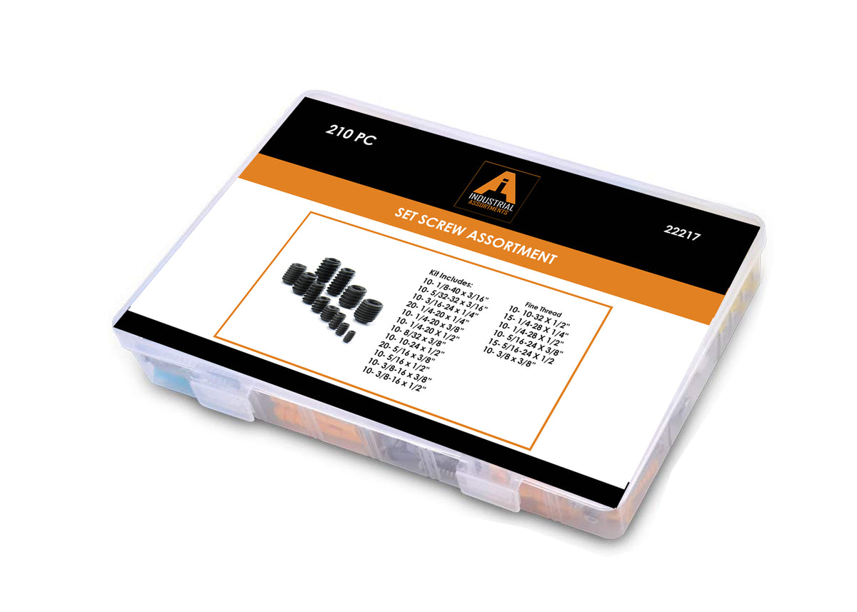 210 Piece Set Screw Assortment — industrialassortments.com